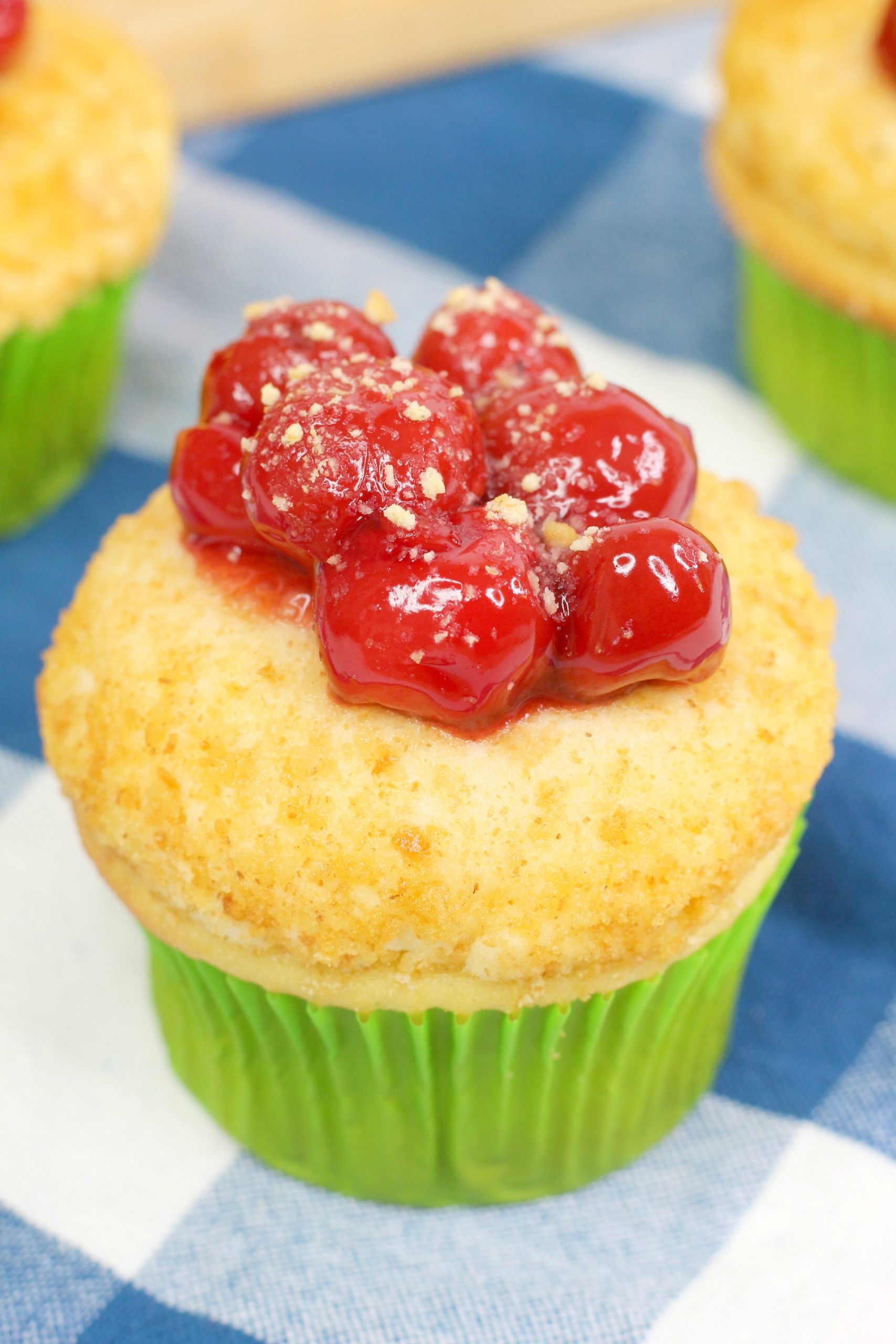 Cherry Pie Cupcakes - From Gate To Plate