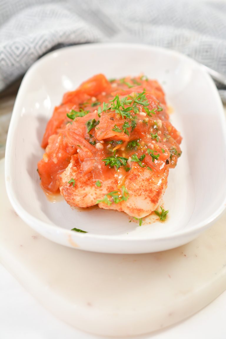 Super Easy Cod Fish in Tomato Sauce - From Gate To Plate