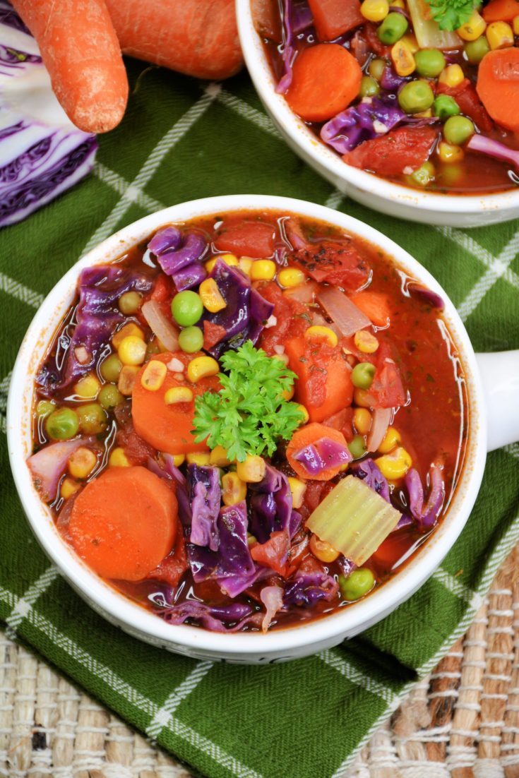 Zero Point Weight Watchers Vegetable Soup - From Gate To Plate