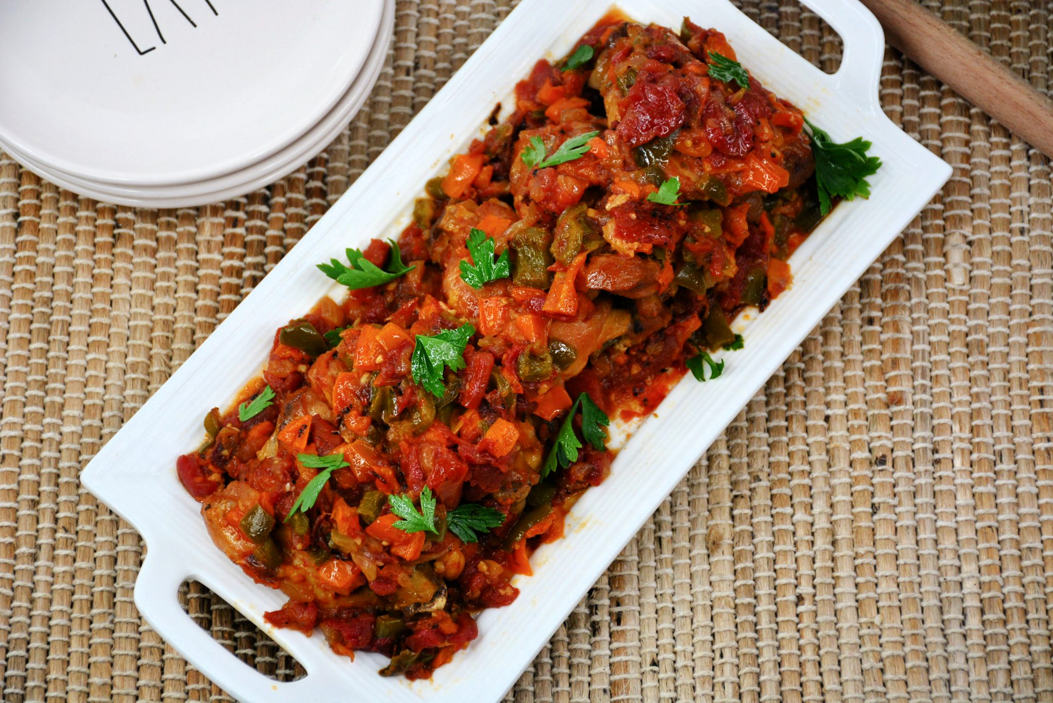 Instant Pot Chicken Cacciatore - From Gate To Plate