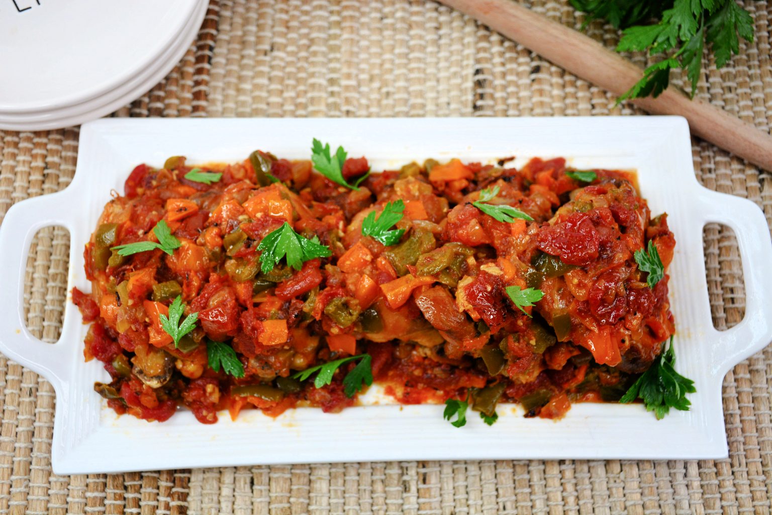 Instant Pot Chicken Cacciatore - From Gate To Plate