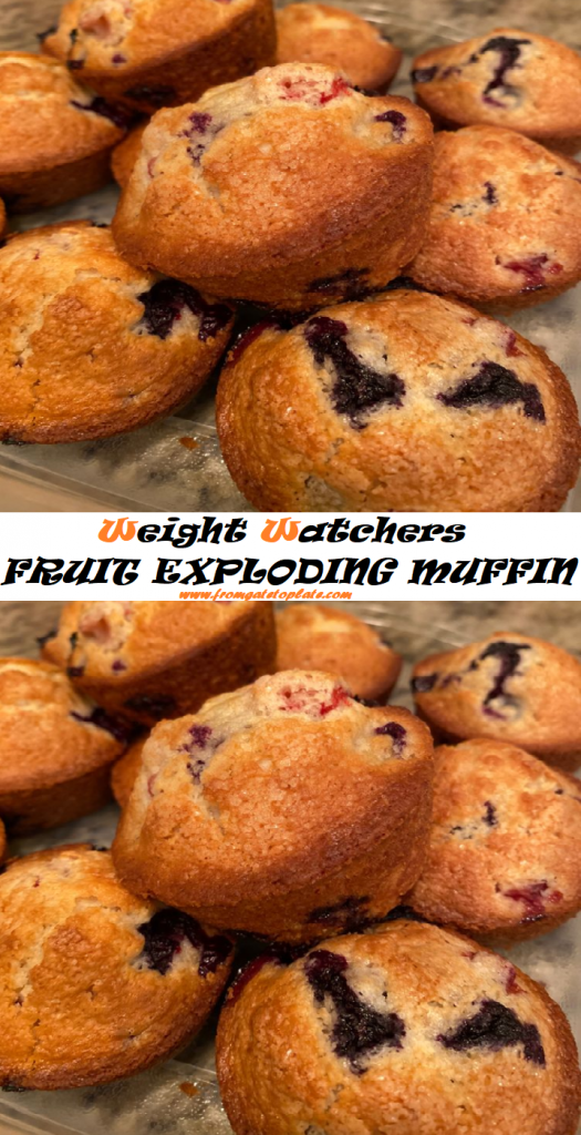 Fruit Exploding Muffin - From Gate To Plate