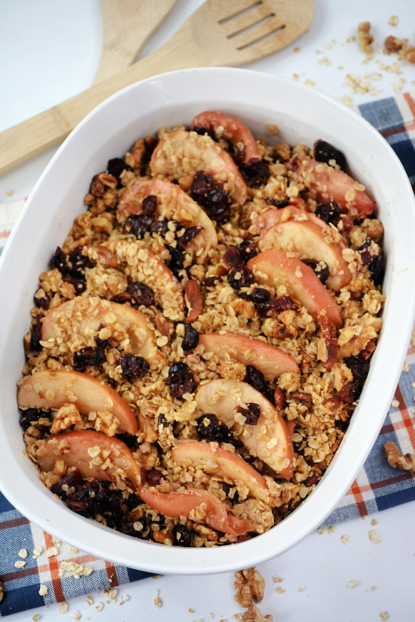 Apple Cranberry Crumble - From Gate To Plate