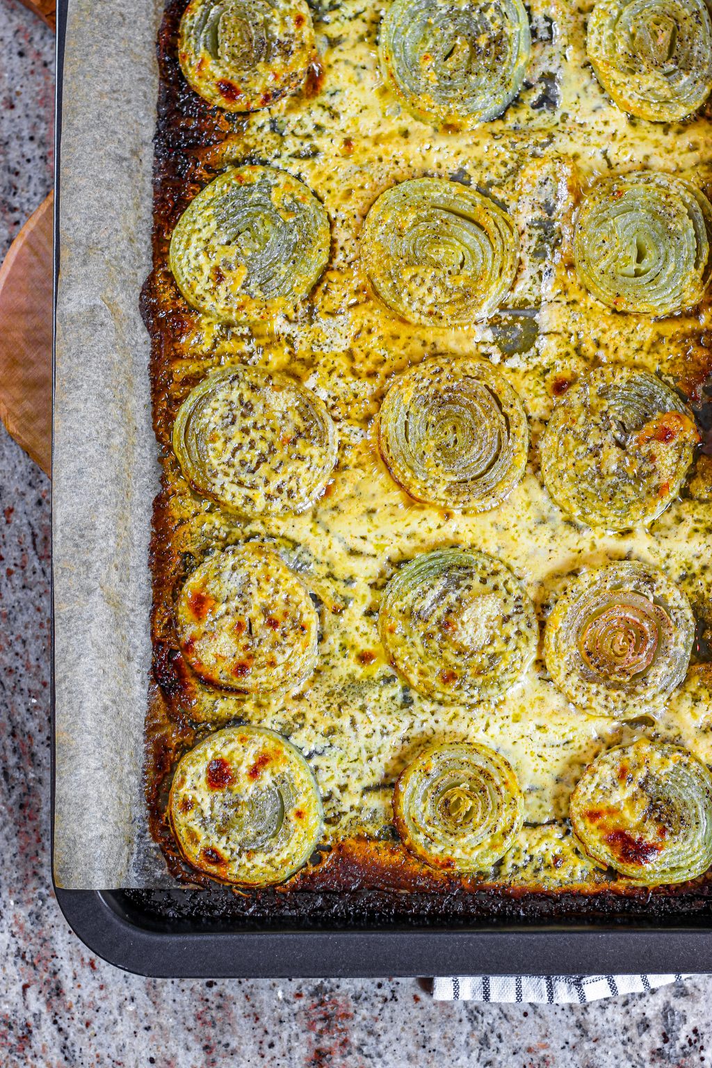 Creamy Roasted Parmesan Onions - From Gate To Plate