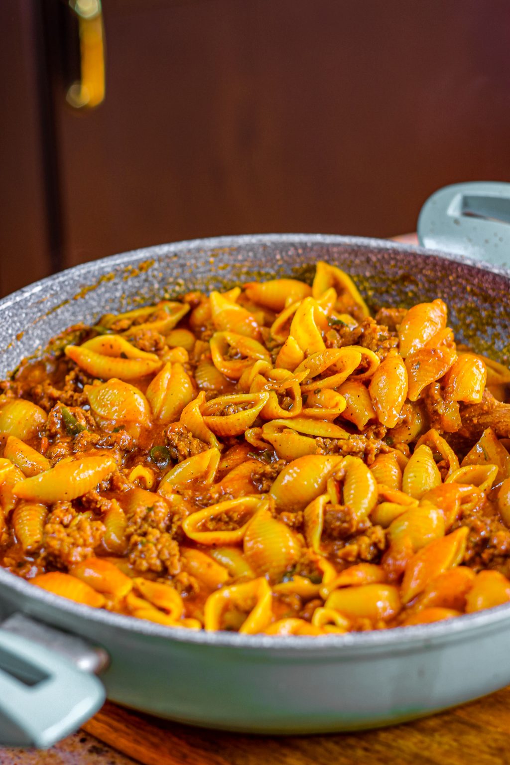 Pasta Shells with Ground Beef - From Gate To Plate