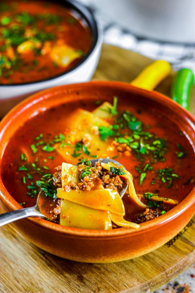 One Pot Lasagna Soup - From Gate To Plate