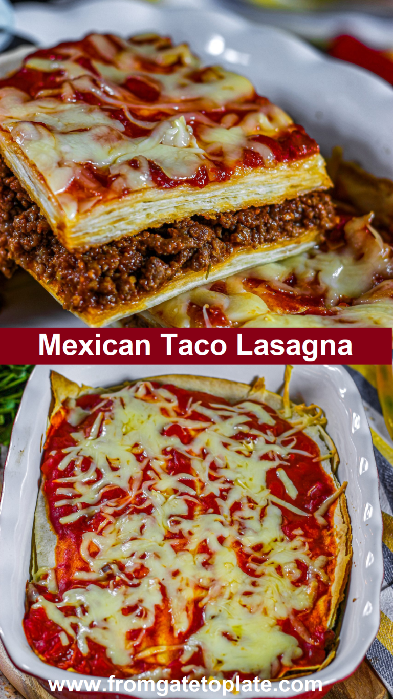 Mexican Taco Lasagna - From Gate To Plate
