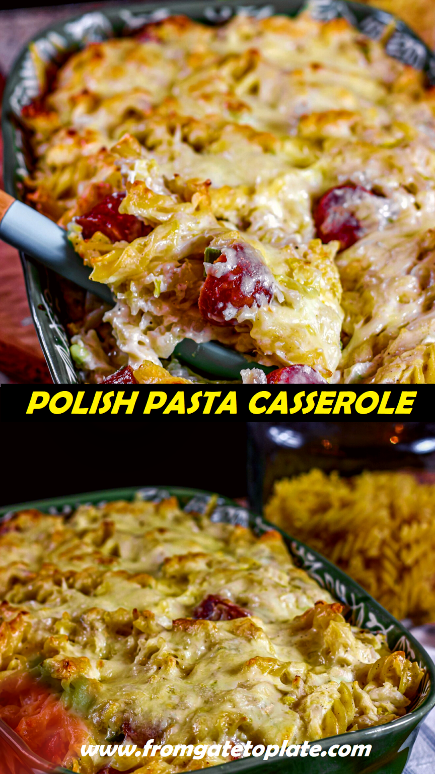 Polish Pasta Casserole - From Gate To Plate