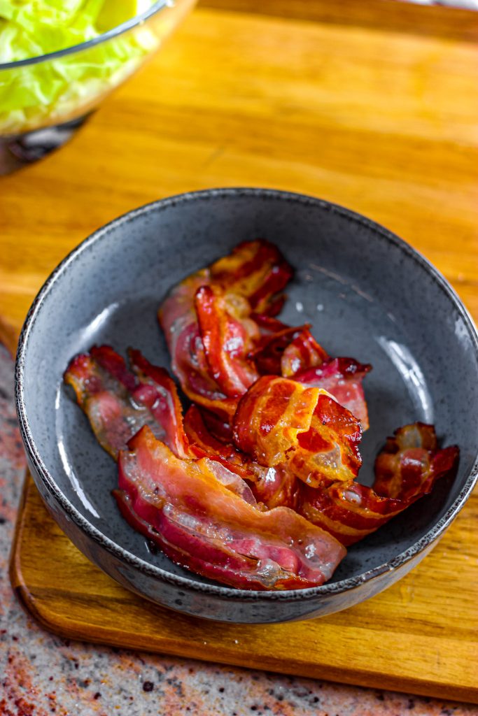 Fried Cabbage with Onions and Bacon - From Gate To Plate