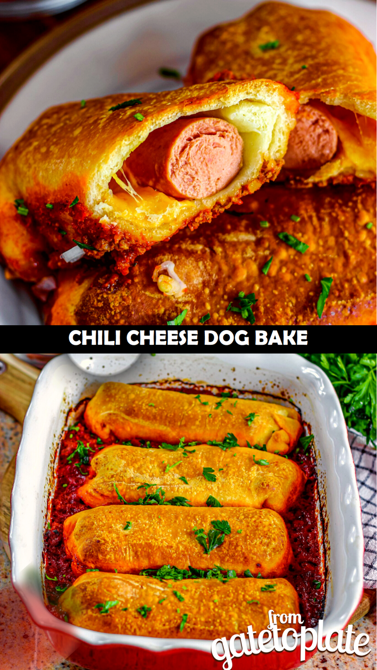 Chili Cheese Dog Bake Dinner - From Gate To Plate