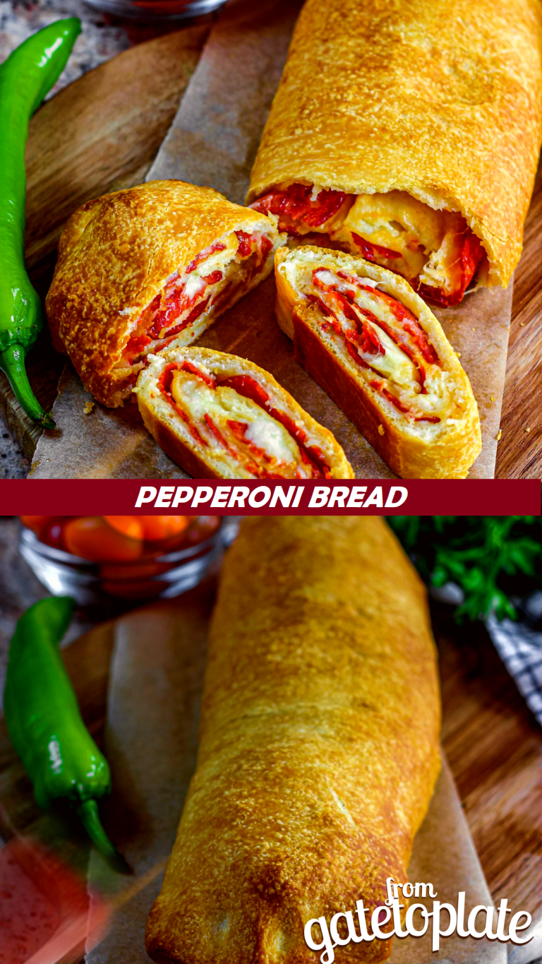 Pepperoni Bread - From Gate To Plate